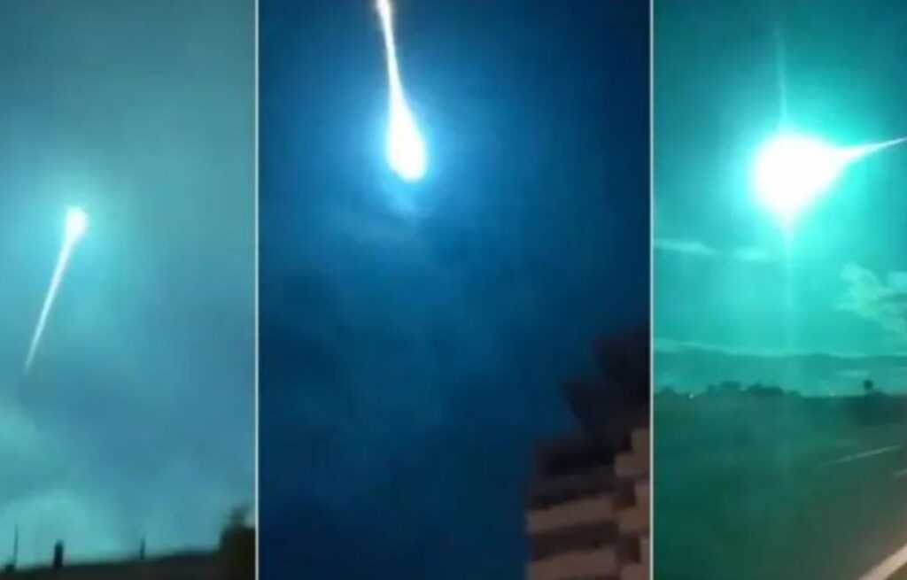 Impactante! el Meteorito que Ilumina el Cielo en Portugal y España, ¿Es ...